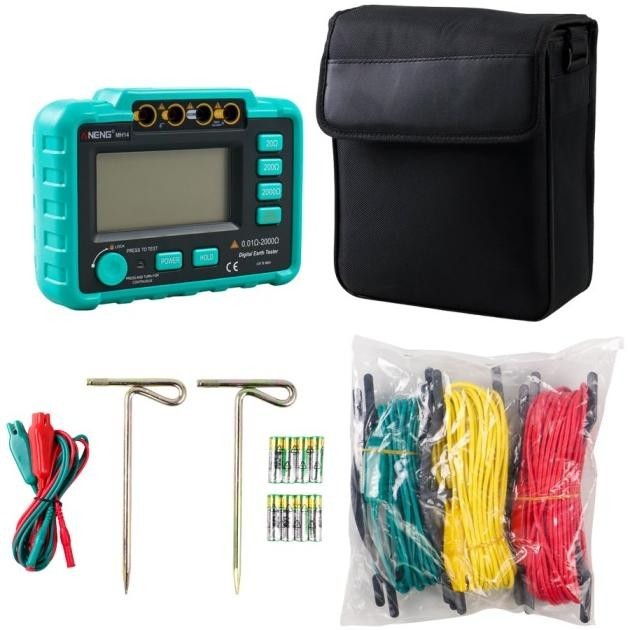 Jual Alat Ukur Grounding Listrik Digital Insulation Ohm Meter Earth ...