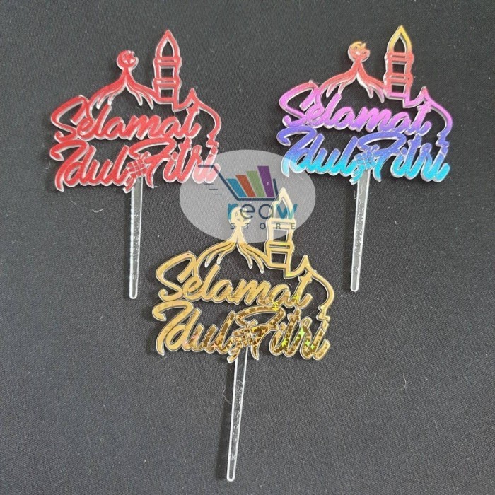 Jual Limited! Cake Topper / Tusukan Hiasan Dekorasi Kue Idul Fitri ...