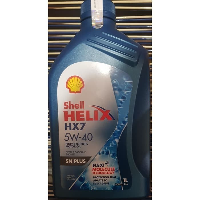 Jual BEBAS ONGKIR - Oli shell helix Hx7 sn plus 5w-40 1liter bensin ...