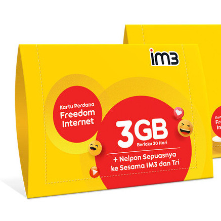 Jual perdana internet fredoom 3+1 GB nomor lama (limabelas) | Shopee ...