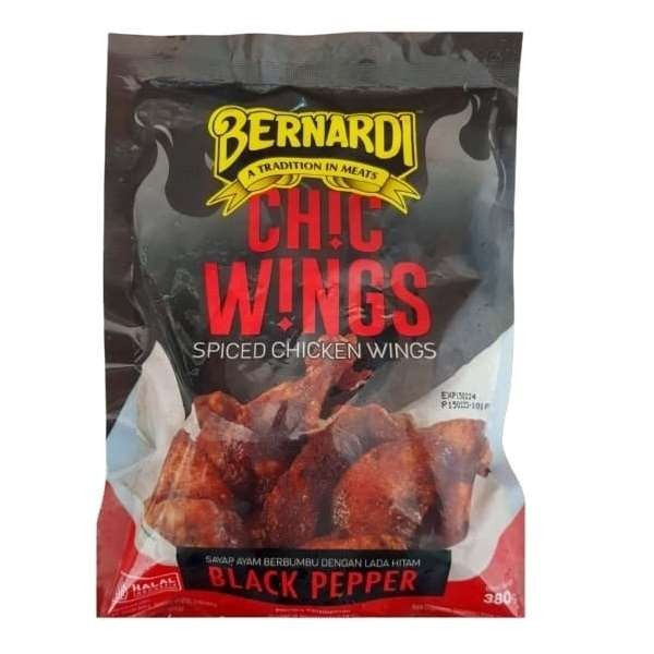 Jual BERNARDI SPICY CHICKEN WINGS BLACK PEPPER 380G | Shopee Indonesia