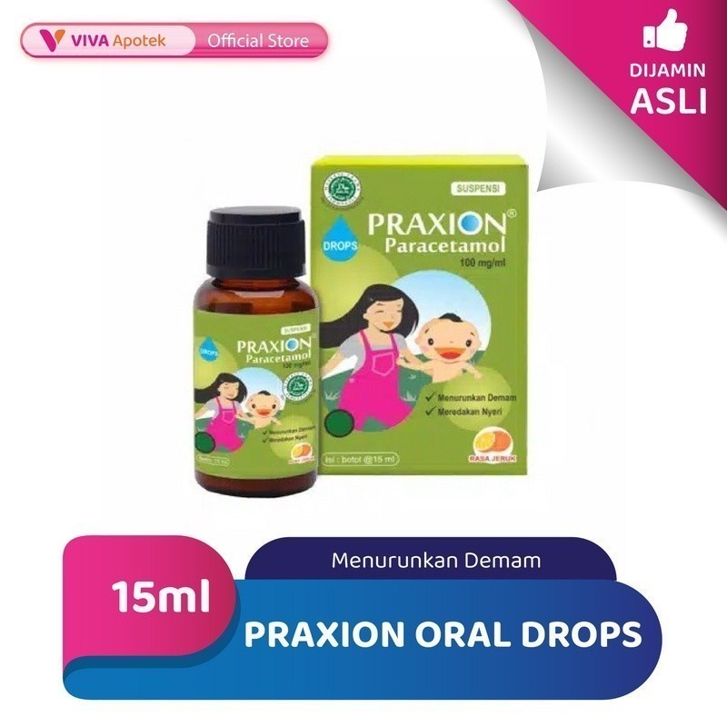 Jual Praxion Oral Drops untuk Menurunkan Demam (15 ml) | Shopee Indonesia