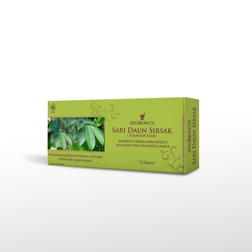 Jual Sari Daun Sirsak Sidomuncul Strip 12`S Kapsul | Shopee Indonesia