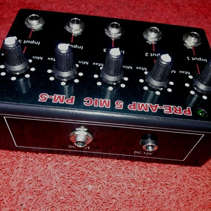 Jual Paralel Input Mic Aktif 5 Input Mic Pm-5 | Shopee Indonesia