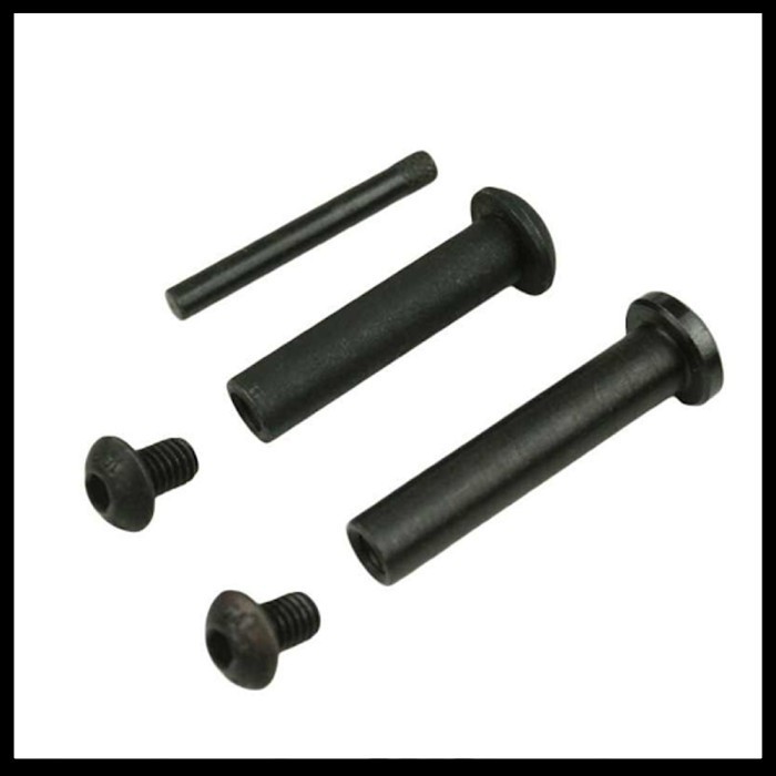 Jual Baut Pengunci Lock Receiver Pin Body Metal M4 AEG Parts Black ...