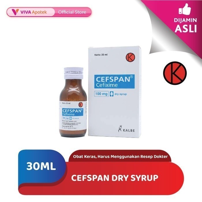 Jual Cefspan Dry Syrup / Cefadroxil / Antibiotik / Infeksi Bakteri (30 ...