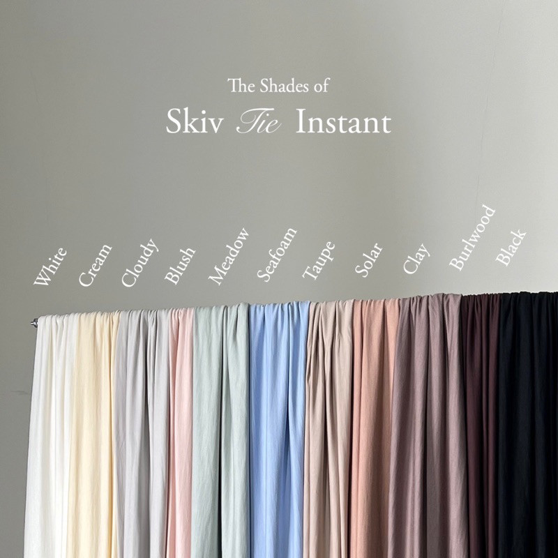 Jual NEW PREMIUM DAILY HIJAB SKIV ROU SCARF & SKIV TIE INSTANT ...