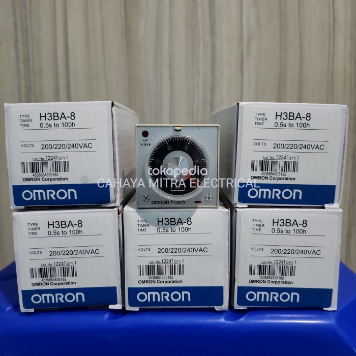 Jual Ready TIMER ANALOG OMRON H3BA-8 200/220/240VAC - OMRON H3BA MADE ...