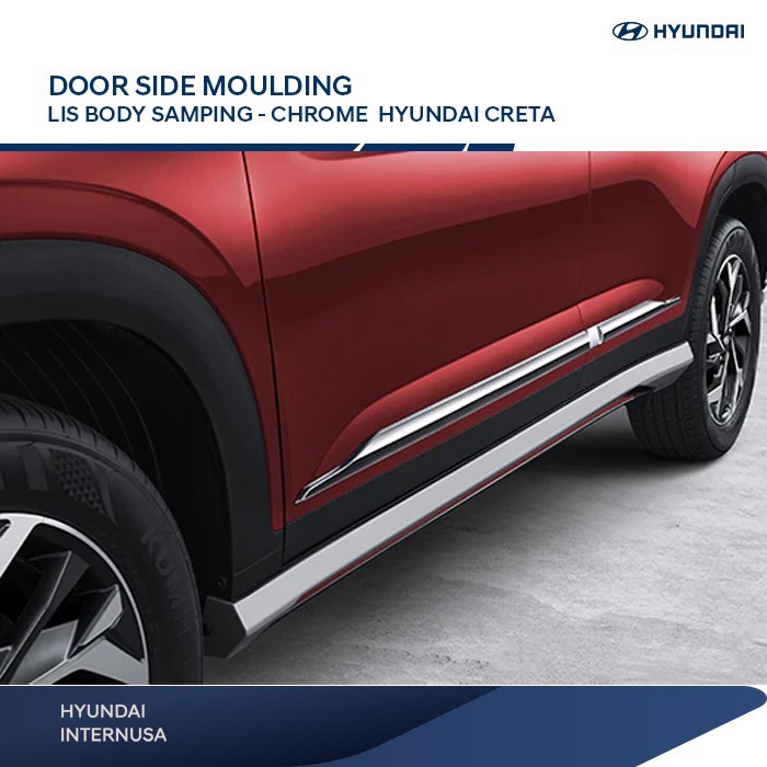 Jual Door Side Moulding / Lis Body Samping - Chrome Aksesoris Hyundai ...