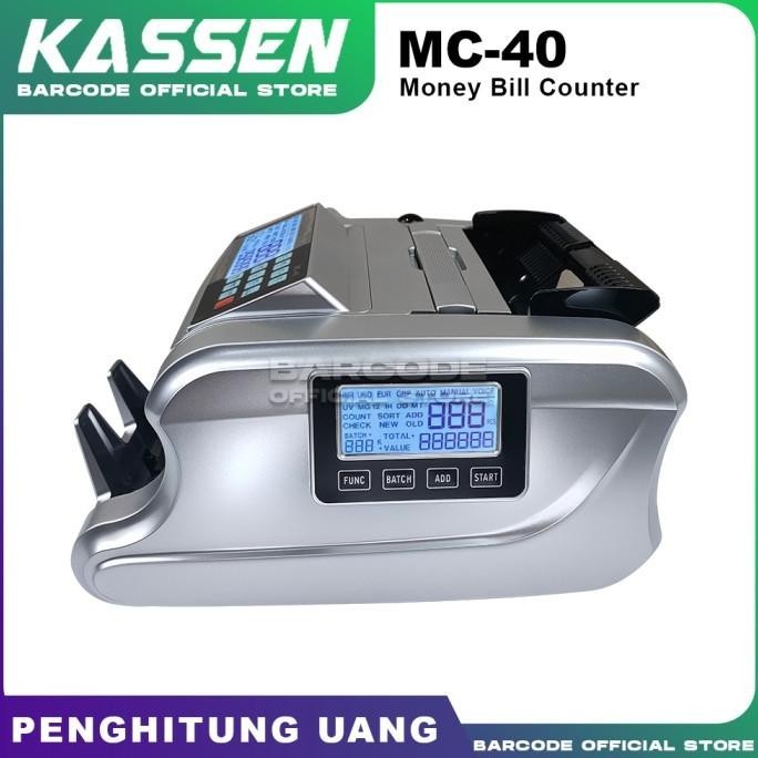 Jual Mesin Penghitung Uang Kassen Mc-40 Money Bill Counter Mc40 New Series | Shopee Indonesia