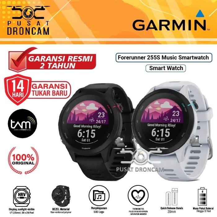 Jual Garmin Forerunner 255S Music Smartwatch Original Resmi Original ...