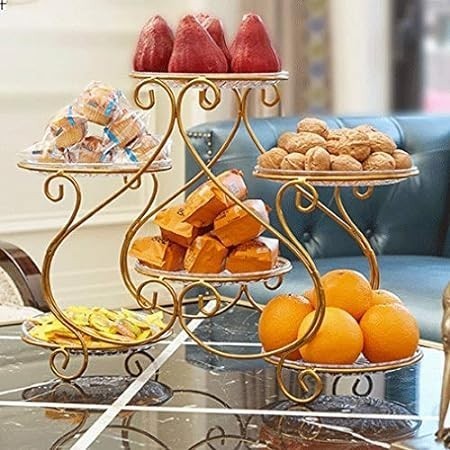 Jual PIRING SAJI TINGKAT CAKE PLATE STAND CAKE DISPLAY FRUIT TRAY ...