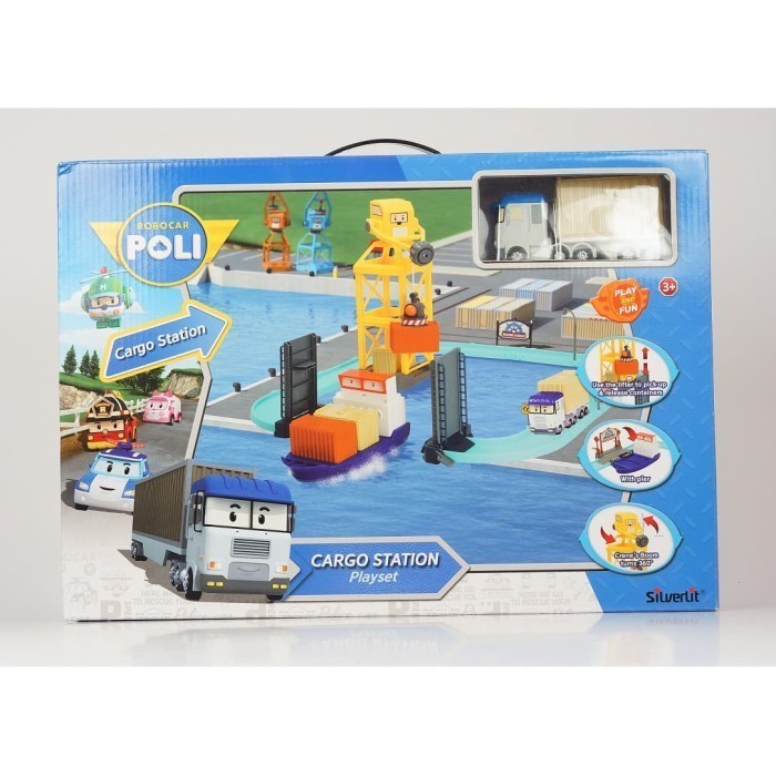 Jual Robocar Poli Cargo Station Playset 83083 Mainan Anak Original ...