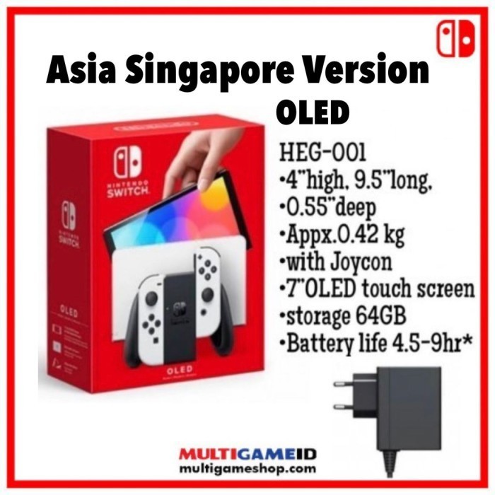 Jual Nintendo Switch Oled Asia Singapore | Shopee Indonesia