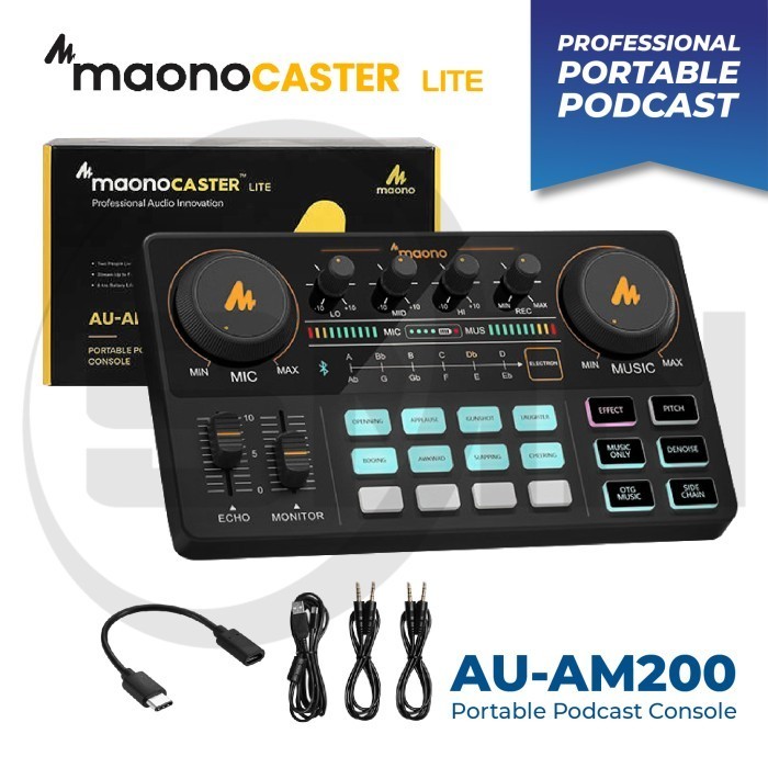 Jual Maono Caster Lite Au-Am200 Portable Mixer Podcast Console ...