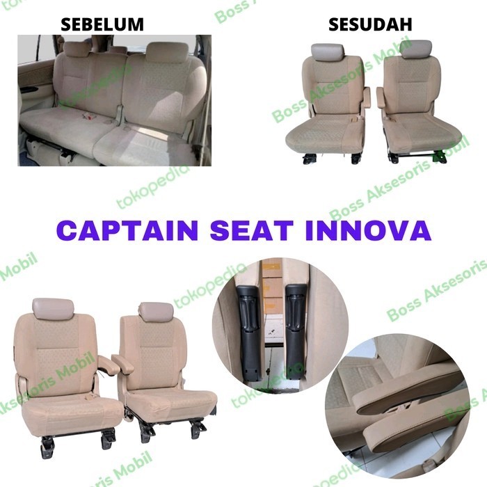 Jual Merubah Jok Asli Ke Captain Seat Innova Reborn | Shopee Indonesia