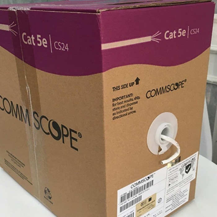 Jual Kabel Amp Commscope Lan Ftp/Stp Cat5E Warna Putih 305M | Shopee ...