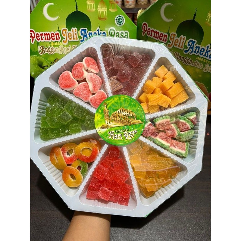 Jual PERMEN JELLY ANEKA RASA / IDUL FITRI/ segi 8 | Shopee Indonesia