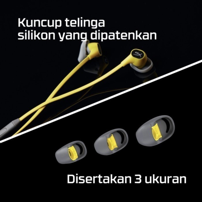 Jual Hyperx Cloud Earbuds Gaming Ear Phones With Mic Hyper X Earphone ...