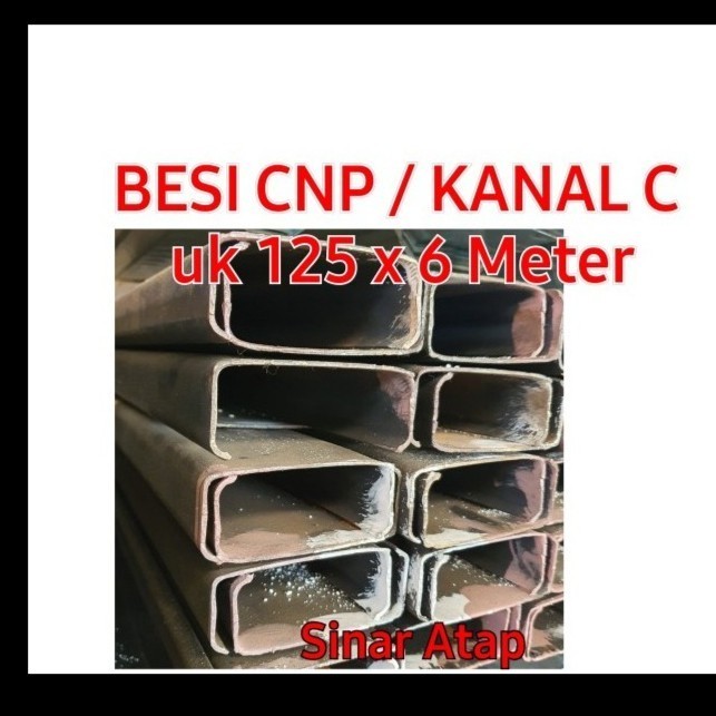 Jual Besi Cnp / Kanal C 125 Tinggi 4 Cm Tebal 2Mm Full Panjang 6 Meter ...