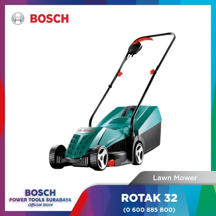 Jual Bosch Rotak 32 Mesin Pemotong Rumput Elektrik / Lawn Mower 1200 ...