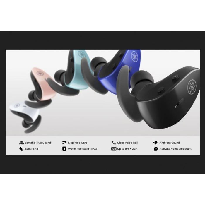 Jual Yamaha Tw-Es5A / Tw Es5 A True Wireless Sport Tws Qualcomm Aptx ...