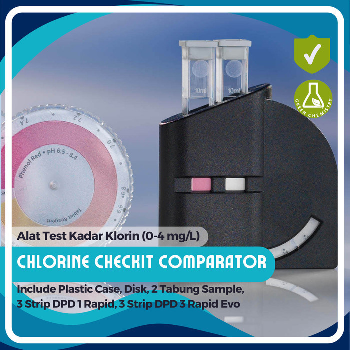 Jual Alat Test Kadar Chlorine Lovibond Chlorine Checkit Comparator ...