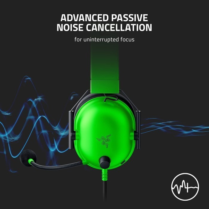 Jual Razer Blackshark V2 X Wired Gaming Headset Multi Platform Green ...