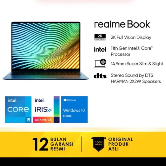 Jual Realme Book Prime 14 I5 11320H 8Gb 512Gbssd Win11 14"Inch | Shopee ...