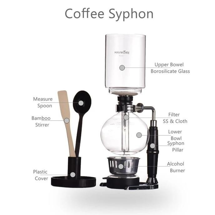 Jual Syphon Coffee Japanese Siphon Maker Kopi Manual 360Ml ...