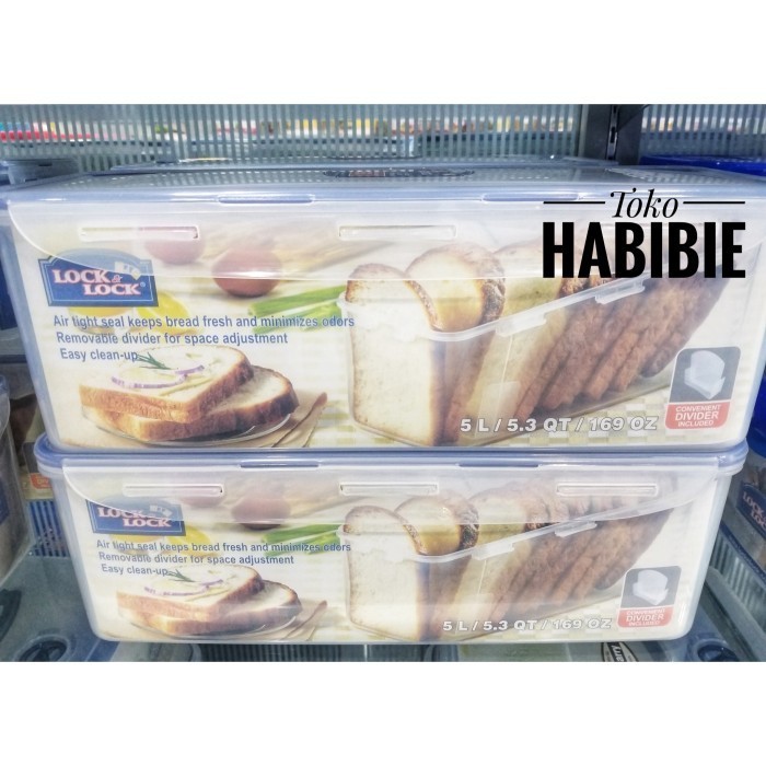Jual Lock n Lock Food Container Kotak Kue Toples Plastik Jar 5 Liter ...