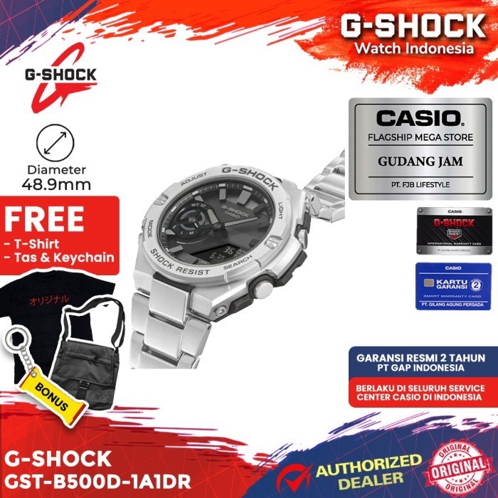Jual G-Shock Gshock Gst-B500D-1A1Dr Gst-B500D Gst-B500 Gstb500D Gst B500D | Shopee Indonesia