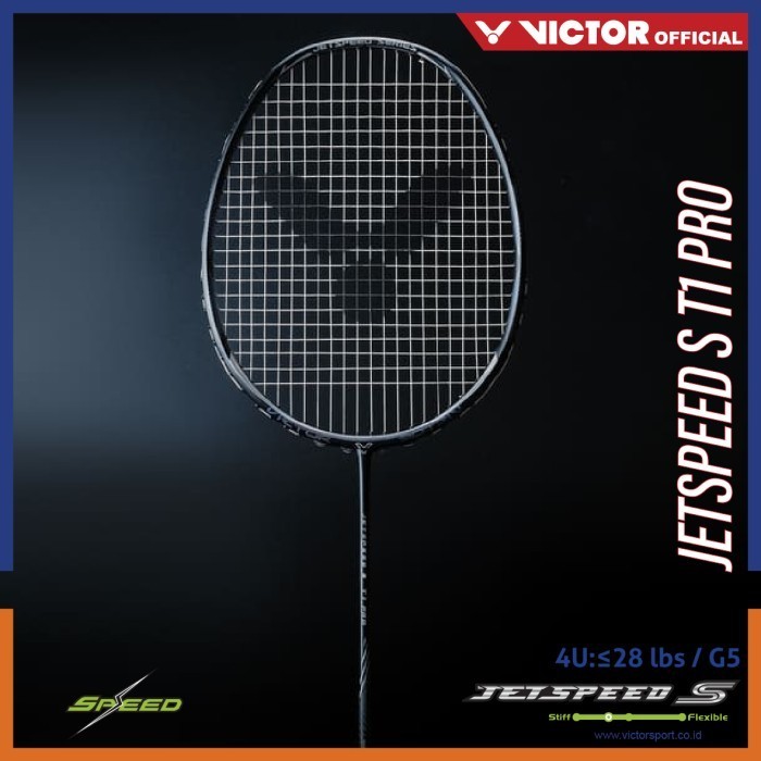 Jual Raket BADMINTON VICTOR JETSPEED S T1 Pro / JS-T1 Pro / JS T 1 Pro ...
