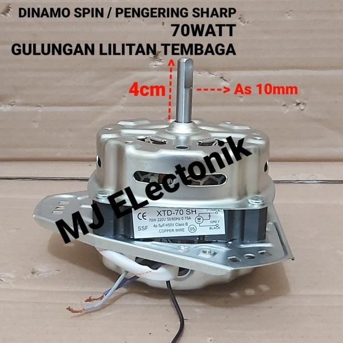 Jual Dinamo spin sharp | dinamo pengering mesin cuci sharp 2 Tabung | Shopee Indonesia