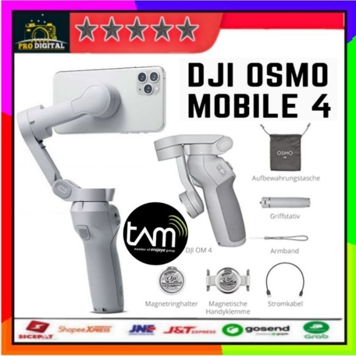 Jual Om 4 Se Dji Osmo Mobile 4 Se Stabilizer Hp-Gimbal Foldable ...