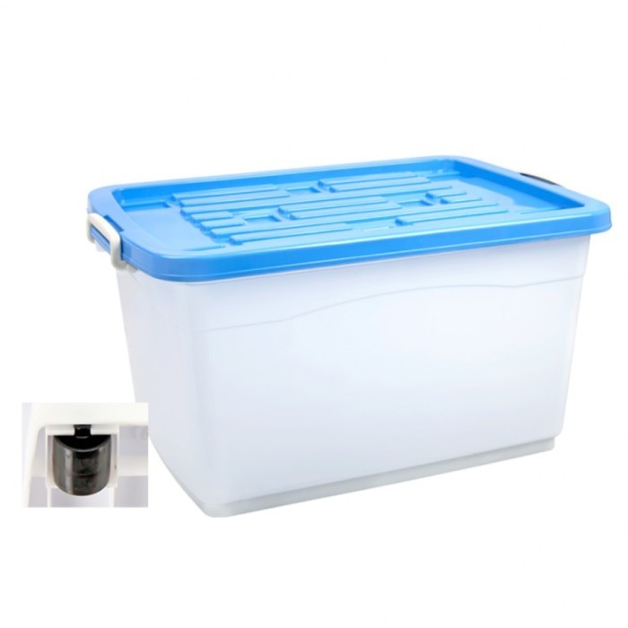 Jual Container Box Dgn Roda 160 Liter Kotak Plastik Sierra Green Leaf ...