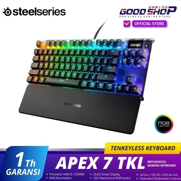 Jual Steelseries Apex 7 TKL Mechanical Gaming Keyboard | Shopee Indonesia