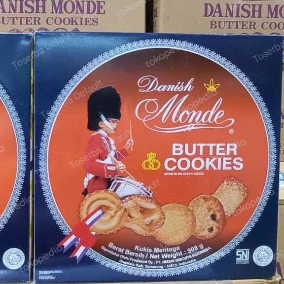 Jual _^_^_^] [908 GRAM] Danish Monde Butter Cookies 908gram Suguhan ...