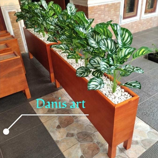 Jual Planter Box Kayu/ Box Tanaman/Kotak Tanaman Hias/ Partisi Ruangan ...