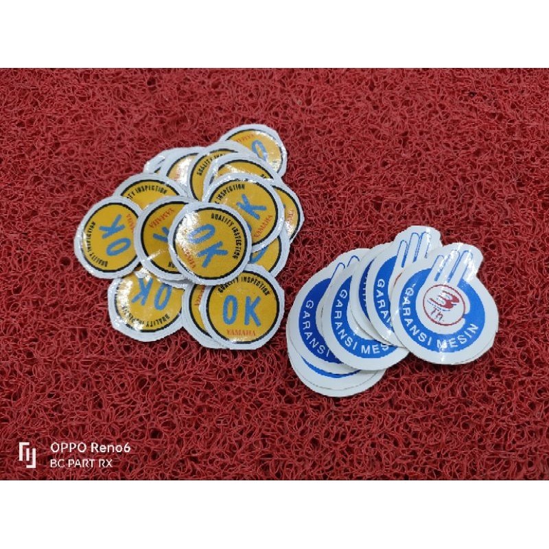Jual STICKER OK & GARANSI MESIN | Shopee Indonesia