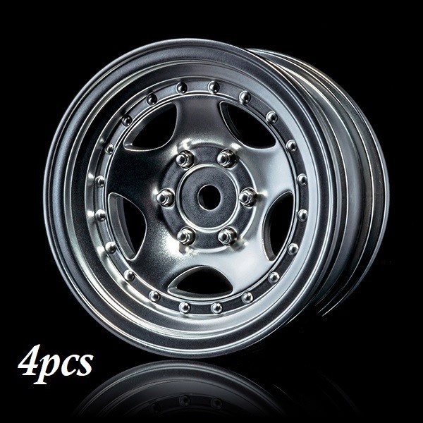 Jual MST Rc Car Velg 236 Flat silver Offset 5 1/10 Drift Crawler Rims ...