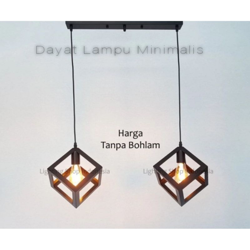 Jual Lampu hias lampu minimalis lampu kubus segi empat | Shopee Indonesia