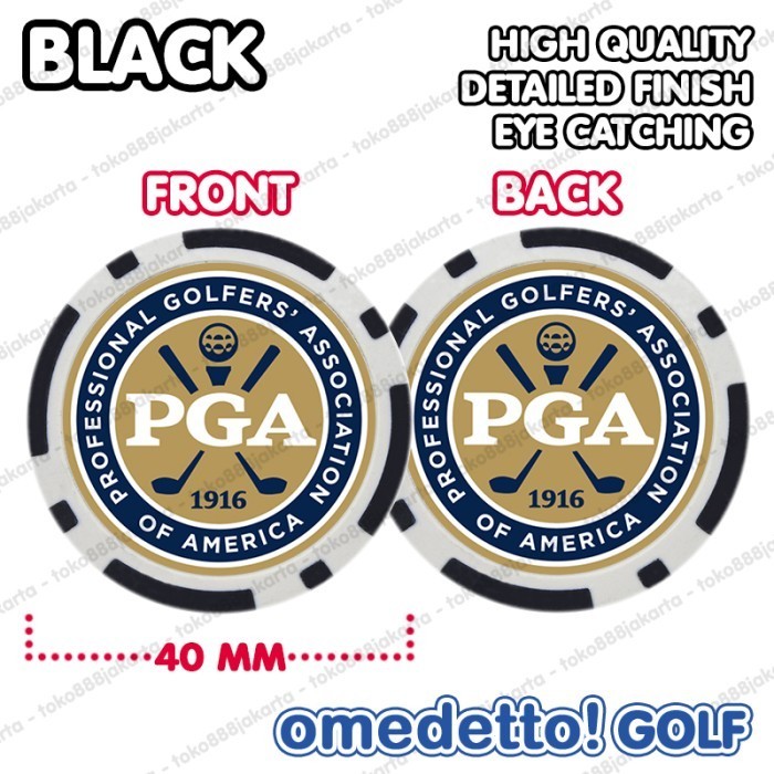 Jual GOLF BALL MARKER PGA CHIP 40 MM | Shopee Indonesia
