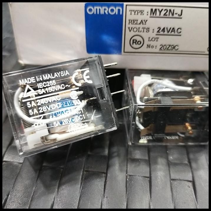 Jual BEST DEAL RELAY MY2/MY2N 24VAC PLUS SOCKET 8KAKI !! | Shopee Indonesia