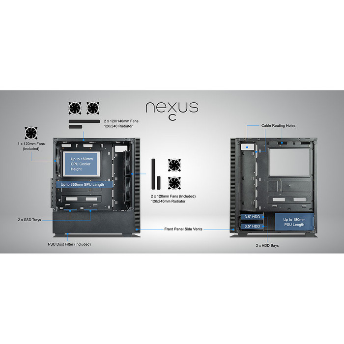 Jual Casing Tecware Nexus C Black - White - Tempered Glass | Shopee ...