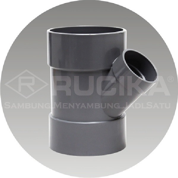 Jual Y BRANCH AW 8 inch RUCIKA PVC TY 45 derajat Y 45° | Shopee Indonesia