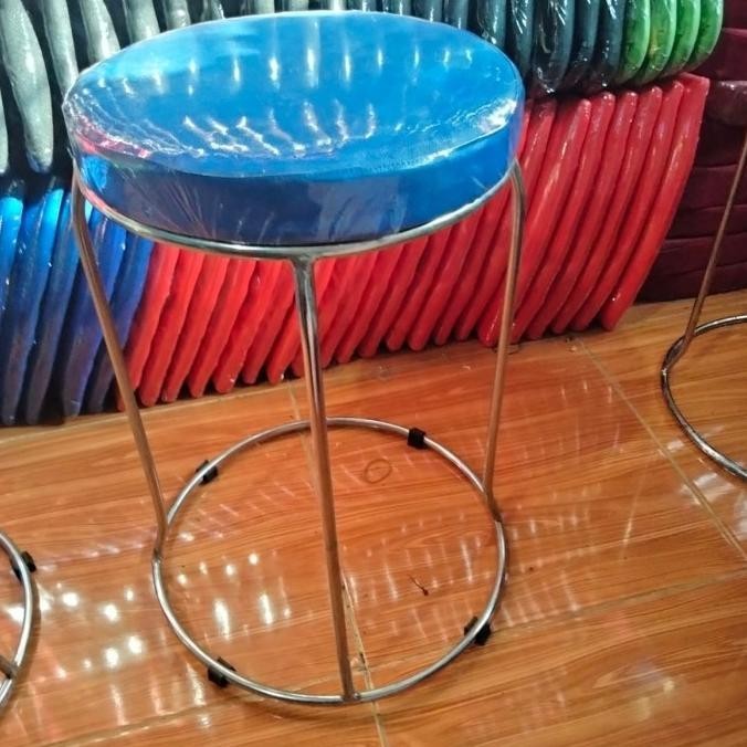 Jual BANGKU OREO BANGKU BULAT KURSI CAFE STAINLESS P83G | Shopee Indonesia