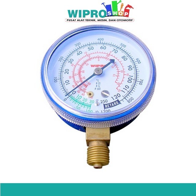 Jual Wipro Manometer Freon-Biru -100 s/d 800 kpa | Shopee Indonesia