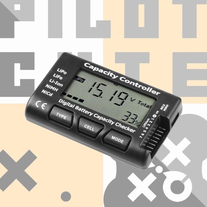 Jual Digital Battery Capacity Voltage Checker Controller Tester With ...