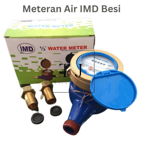 Jual Meteran Air Besi IMD 1/2" SNI Water Meter Meteran PDAM PAM Flow ...